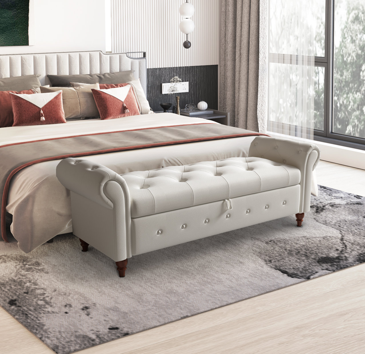 Canora Grey Nikkilaus Flip Top Storage Bench - Wayfair Canada