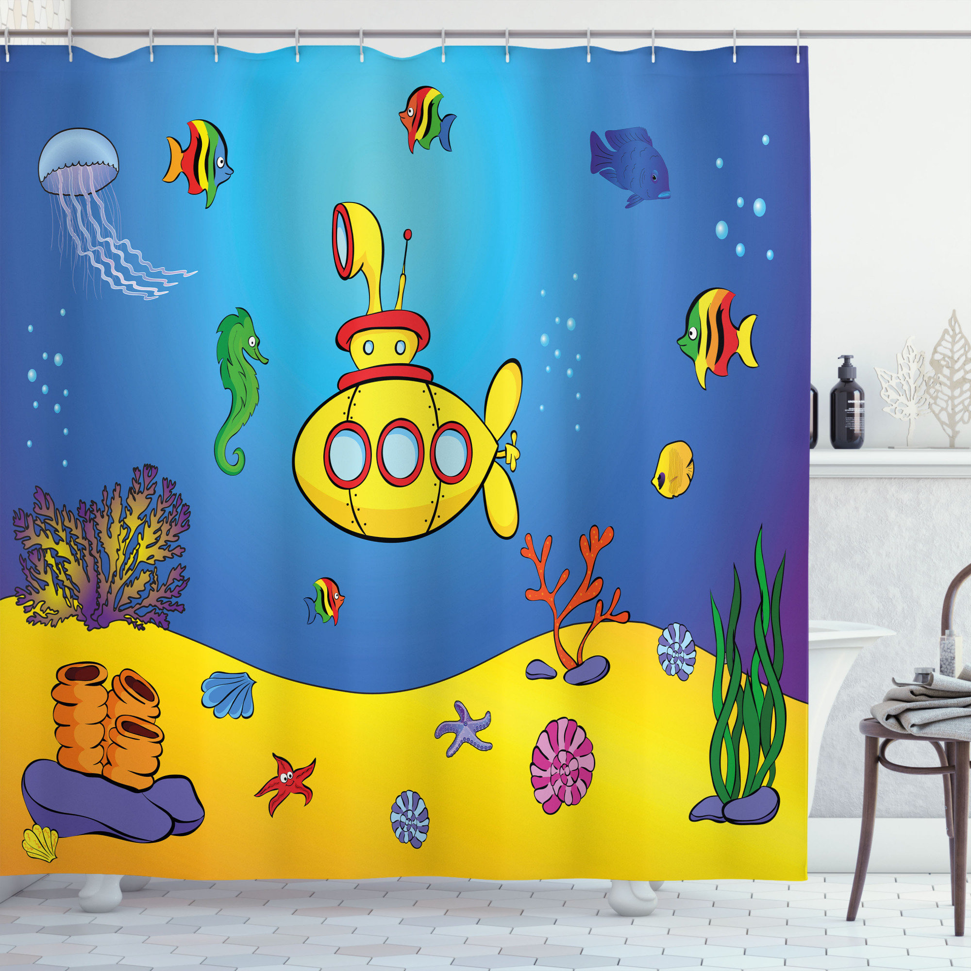 Zoomie Kids Corley Single Shower Curtain | Wayfair