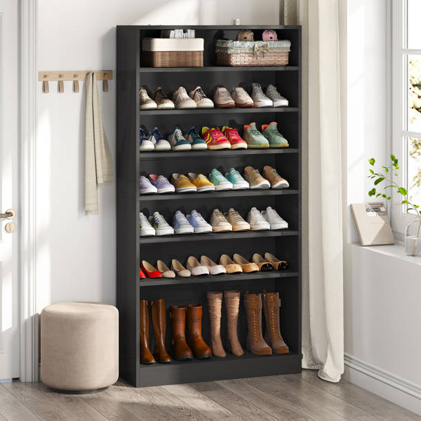 Latitude Run® 24 Pair Shoe Storage Cabinet & Reviews | Wayfair