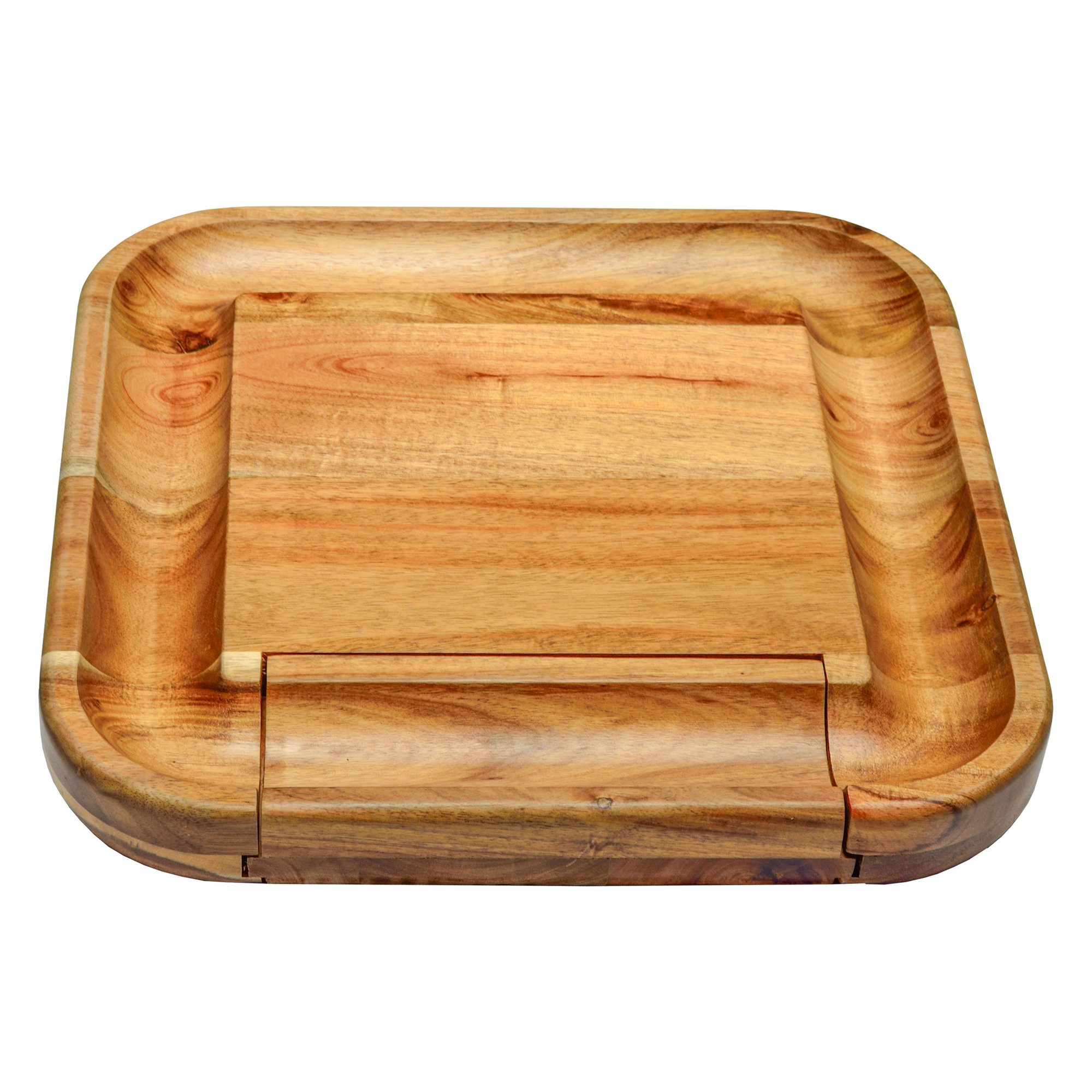Millwood Pines - Acacia Cheese Board With Cracker Groove & Integrated ...