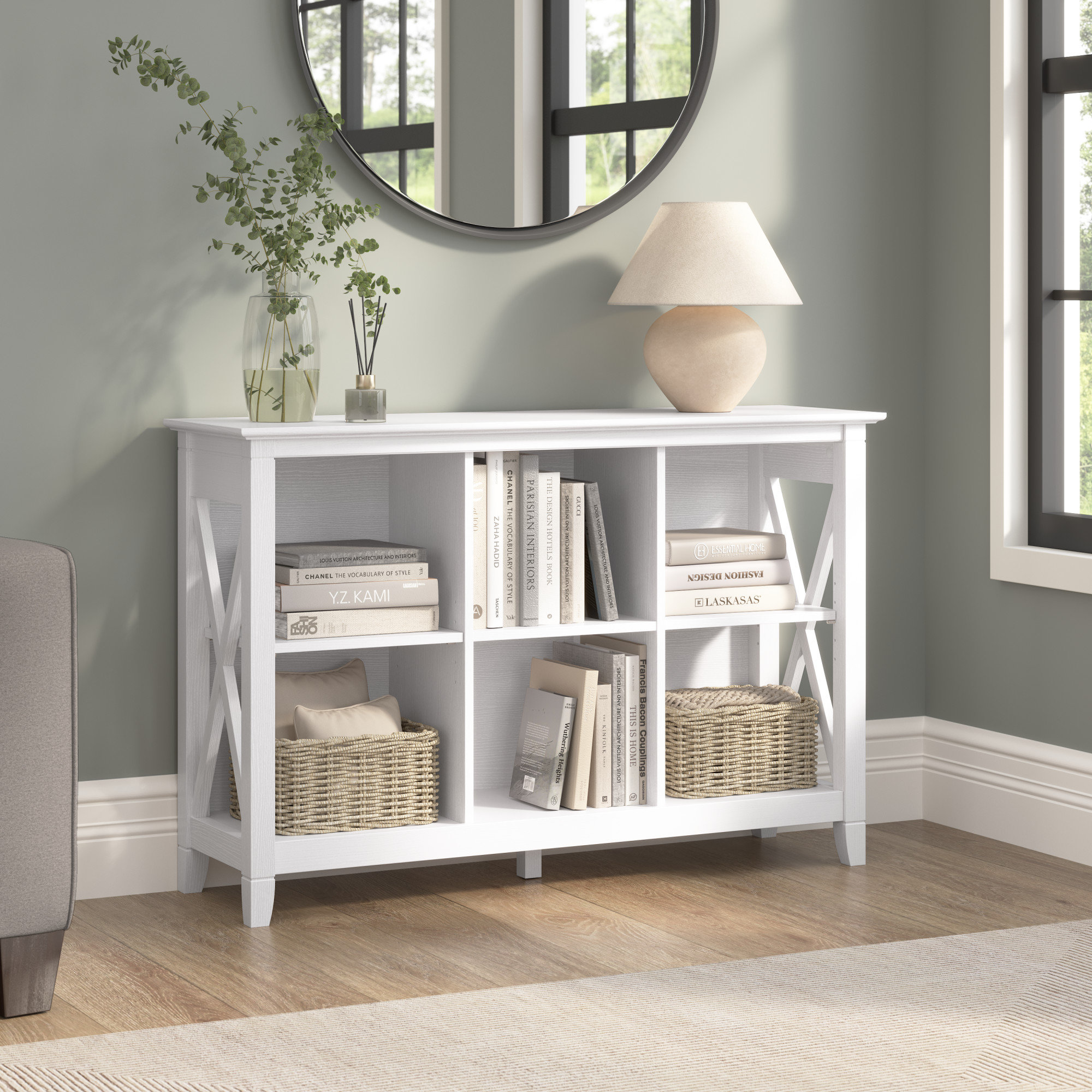 Laurel Foundry Modern Farmhouse® Huckins 6 Cube Bookcase & Reviews ...
