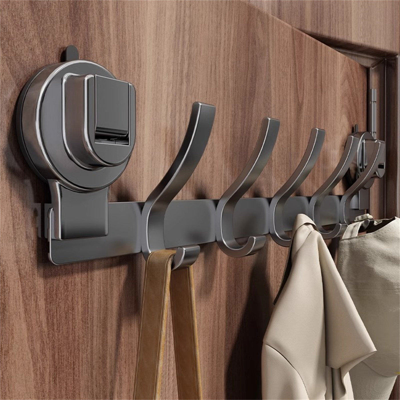 Thrones Designs Aluminum Alloy Suction Cup Hook Rack | Wayfair