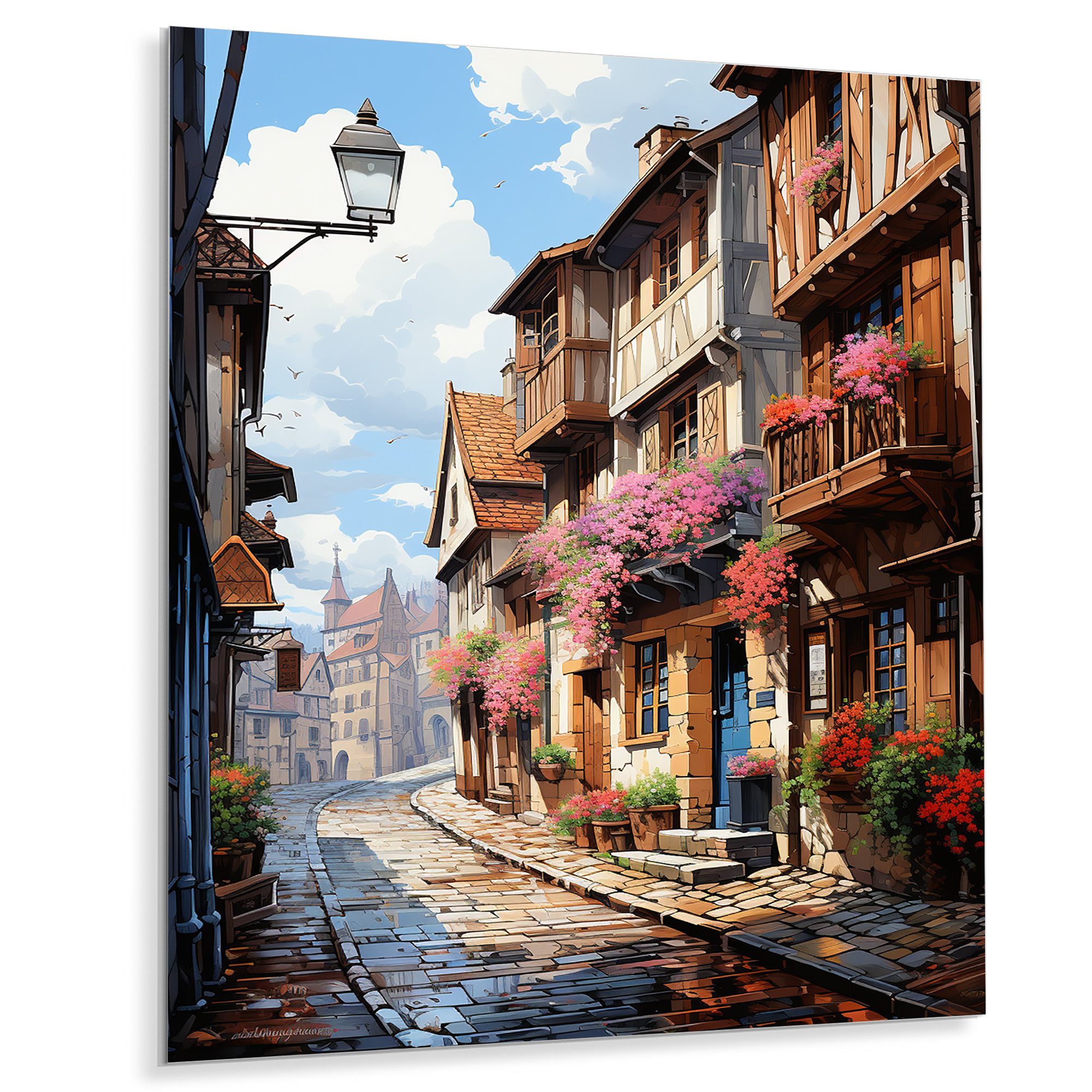 Winston Porter French Quaint Streets Of Colmar II - Cityscapes Metal ...