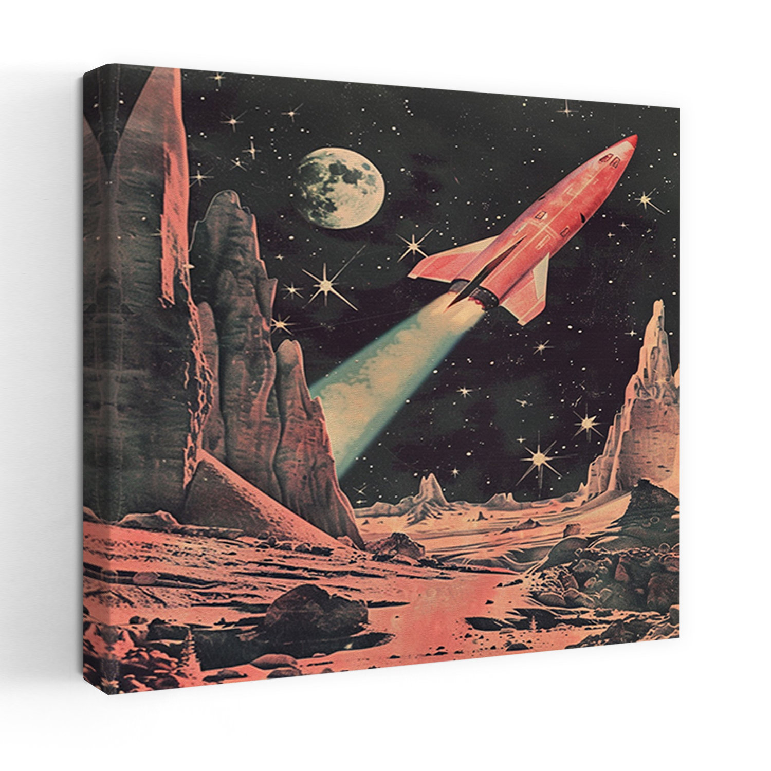 George Oliver Contemporary Art Modern Retro Surreal Landscape ...