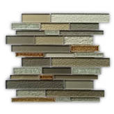 Mango Tile Glacier 11" x 12" Natural Stone Grid Mosaic Wall & Floor ...