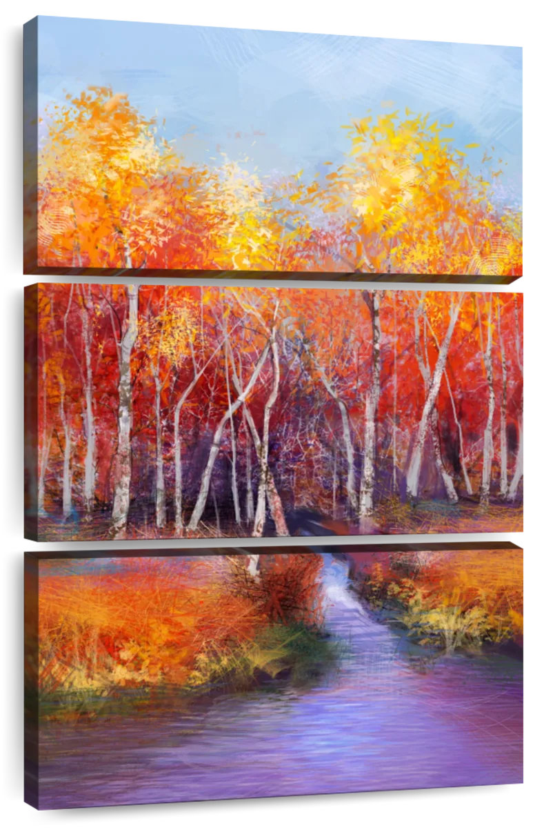 Red Barrel Studio® Fall Birch Trees | Wayfair