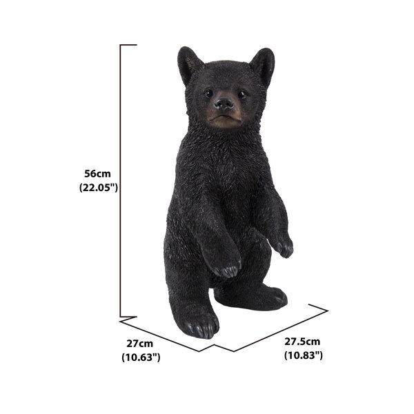 Hi-Line Gift Ltd. Bear Cub Standing Statue & Reviews | Wayfair