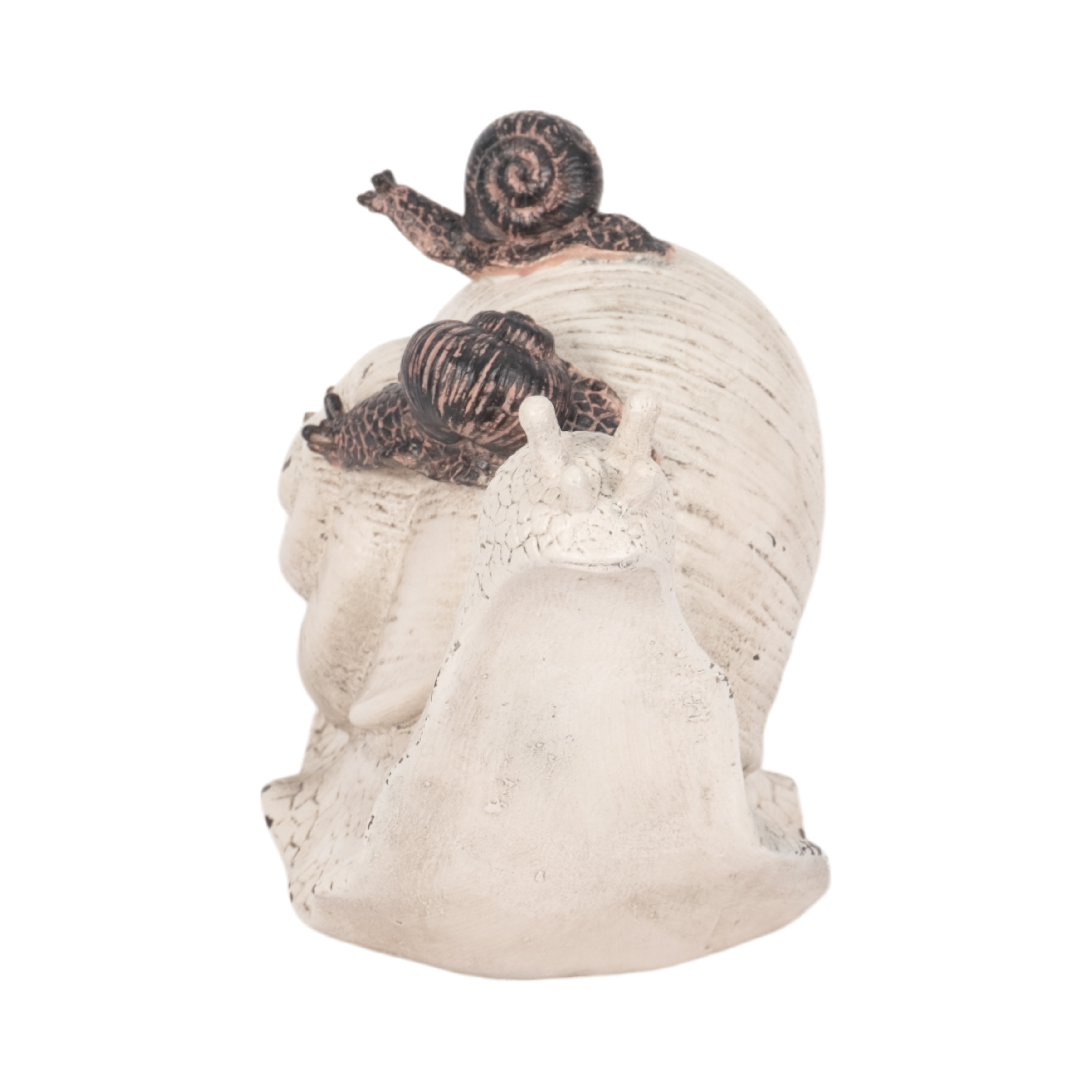 August Grove® 9-inch Mother and Baby Snails Garden Statuary, Polyresin ...