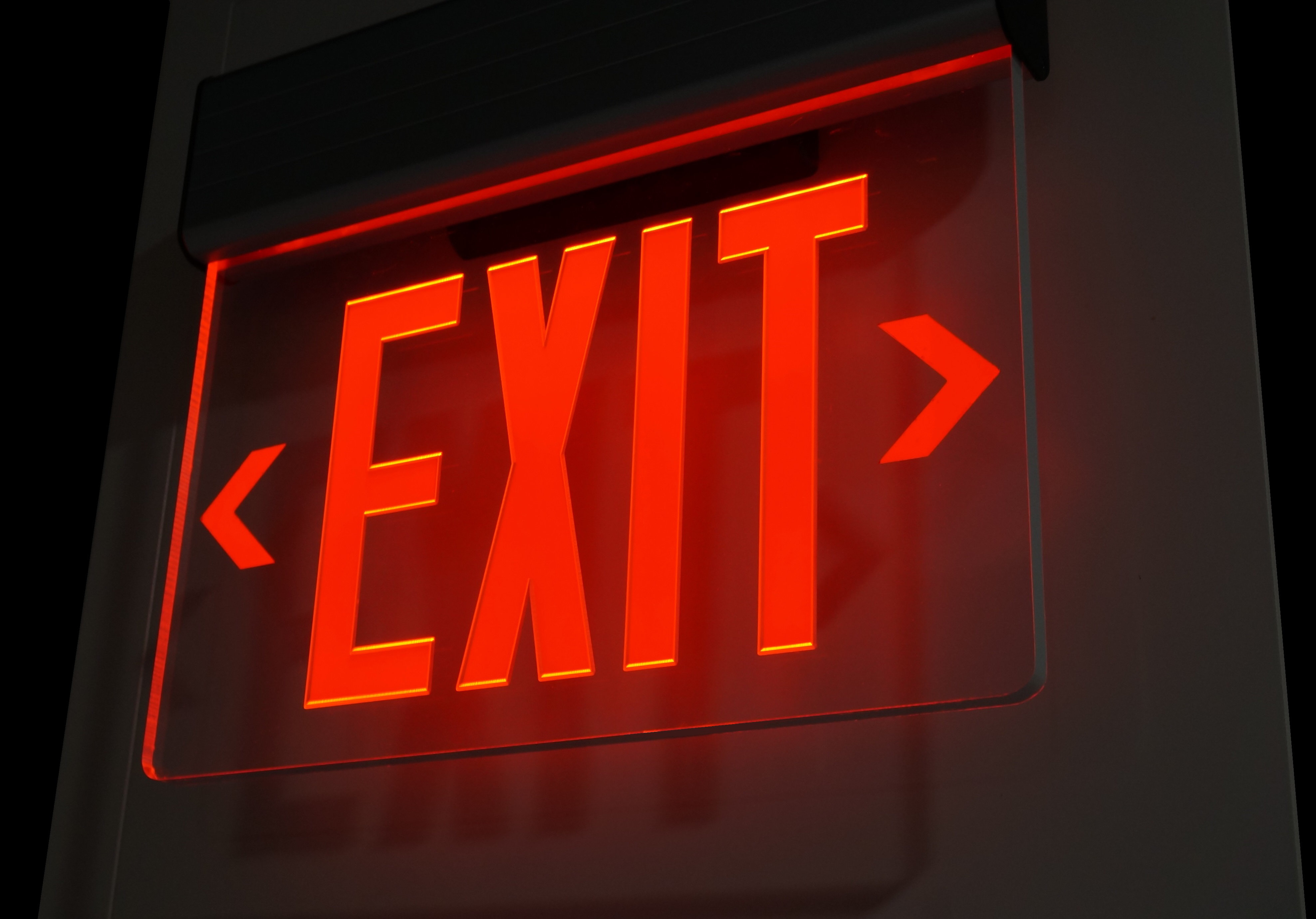 NICOR Lighting Aluminum Edge Lit LED Exit Sign | Wayfair