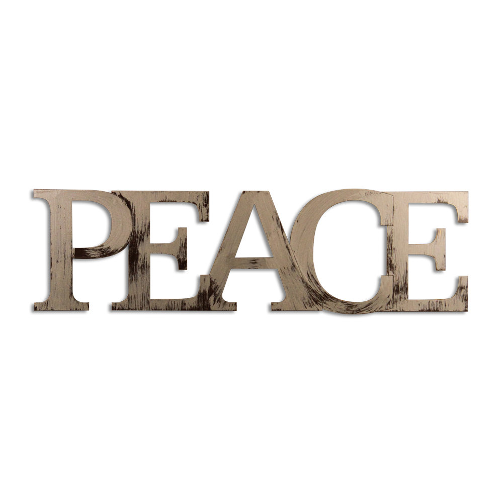 Winston Porter Peace Wall Décor | Wayfair