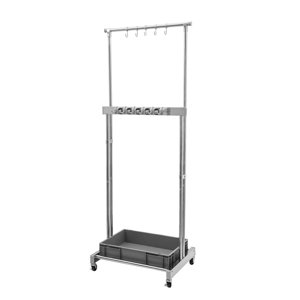 Latitude Run® Mobile Cleaning Tools Storage Cart Supplies Broom And Mop ...