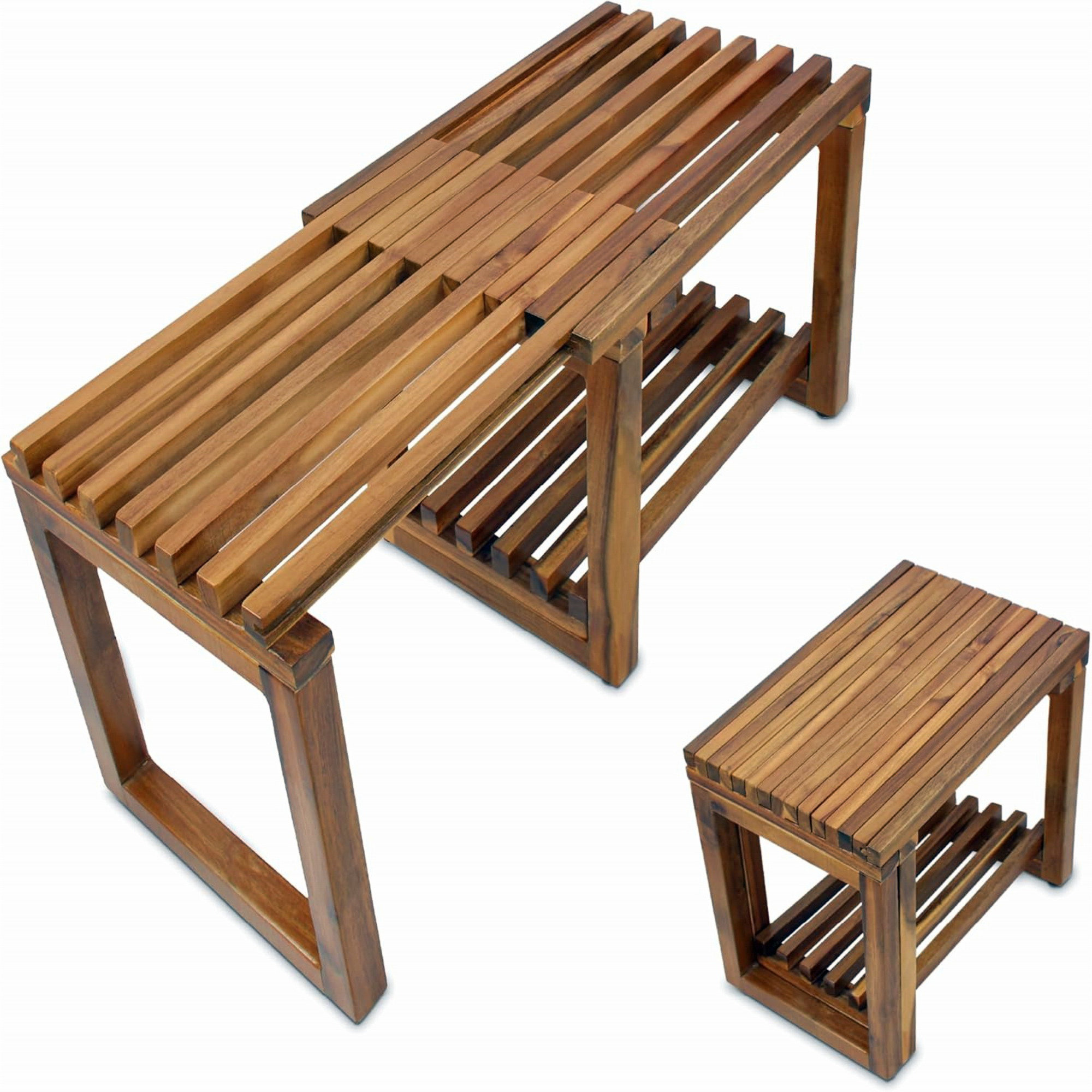 Millwood Pines Acacia Adjustable Length Shower Stool - Wayfair Canada