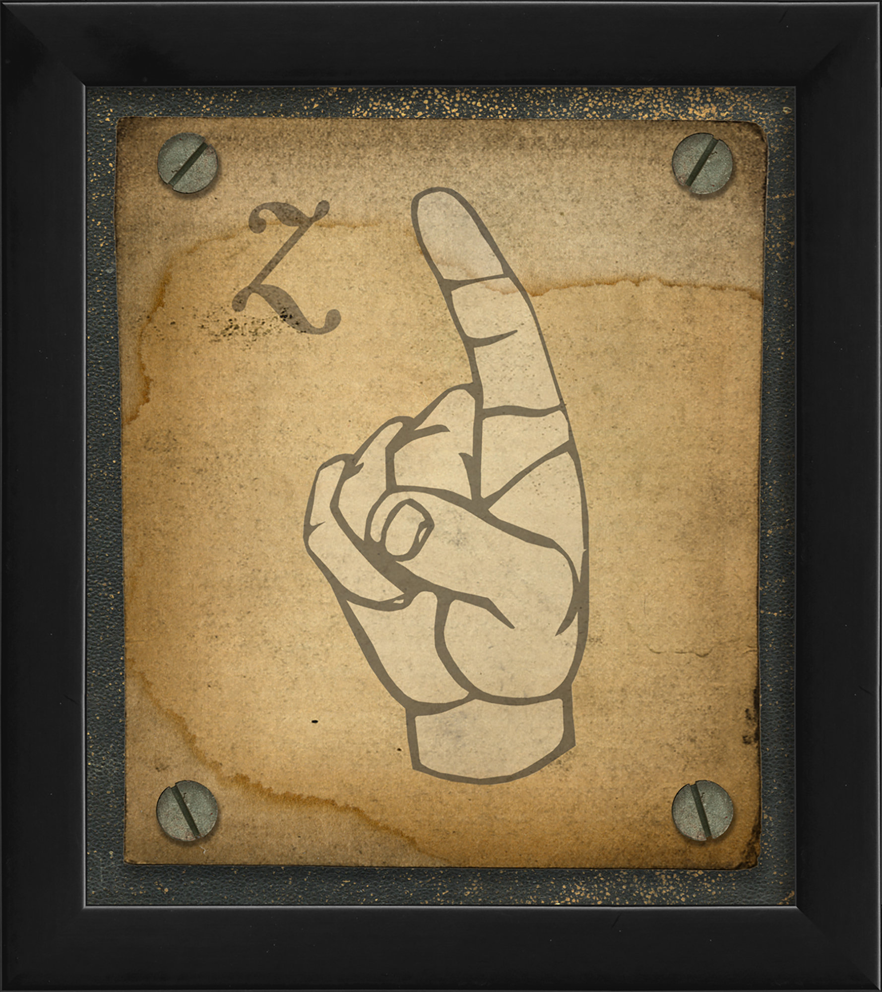 The Artwork Factory Sign Z Framed Graphic Art - Wayfair Canada