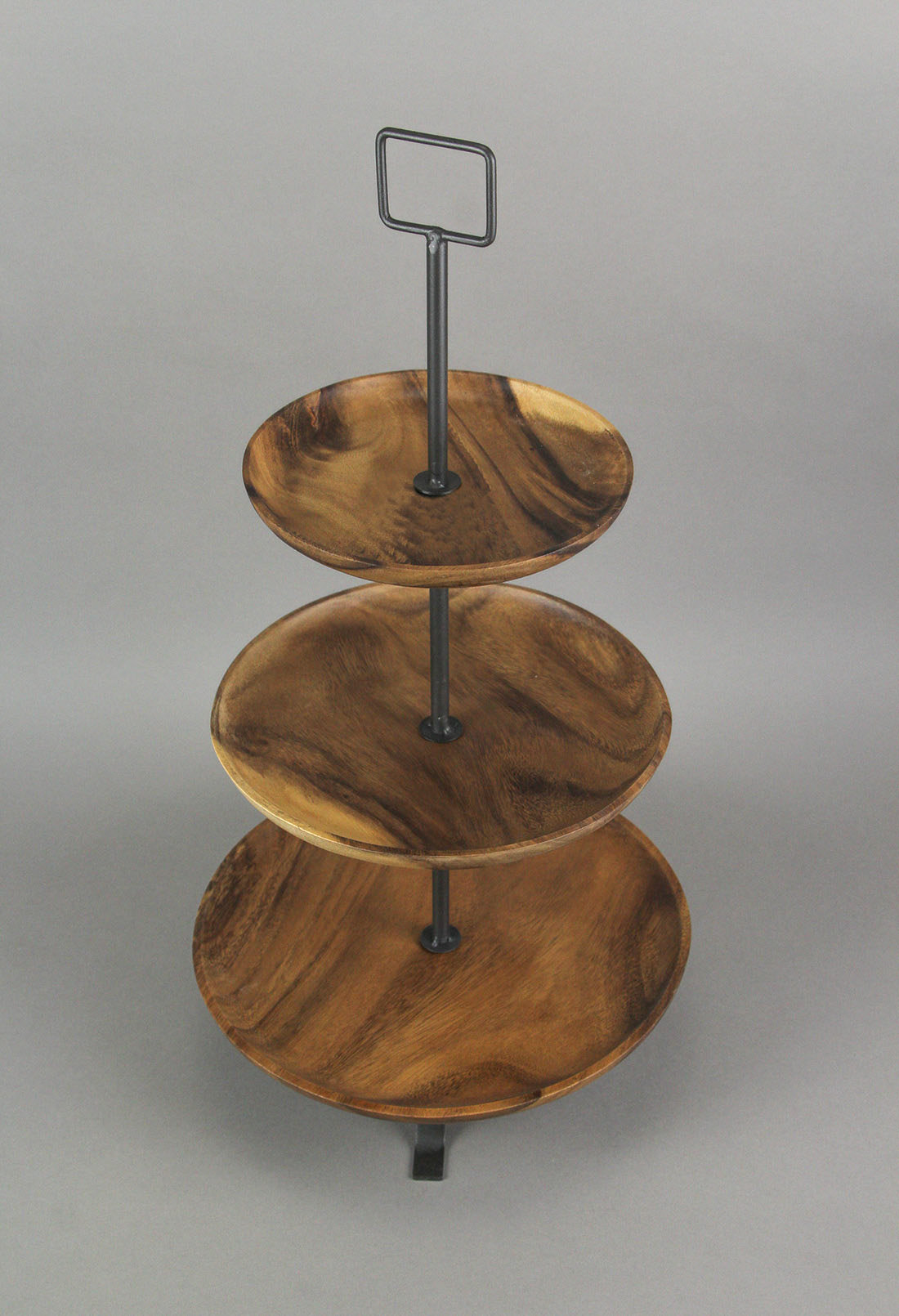 Millwood Pines Rustic Wood Tiered Stand & Reviews | Wayfair