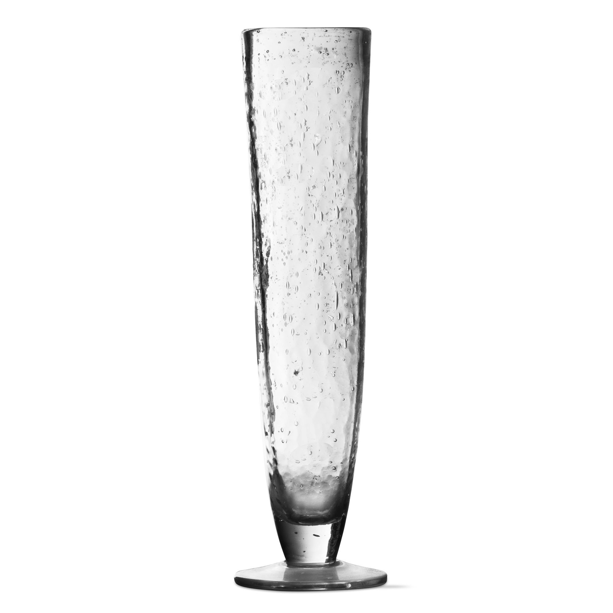 Beachcrest Home™ Deyoung Bubble Clear Glass Tall Flute 12oz Dishwasher ...