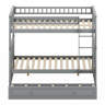 Harriet Bee Jannetta Full over Full Bunk Bed with Twin Size Trundle ...