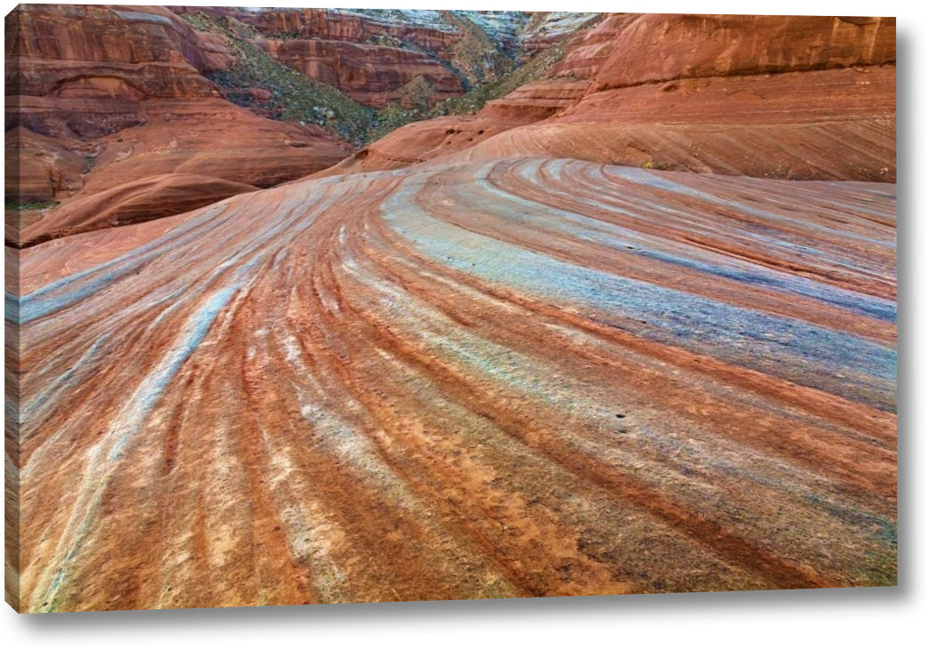 Union Rustic 'Ut, Glen Canyon Patterns' Photographic Print on Wrapped ...