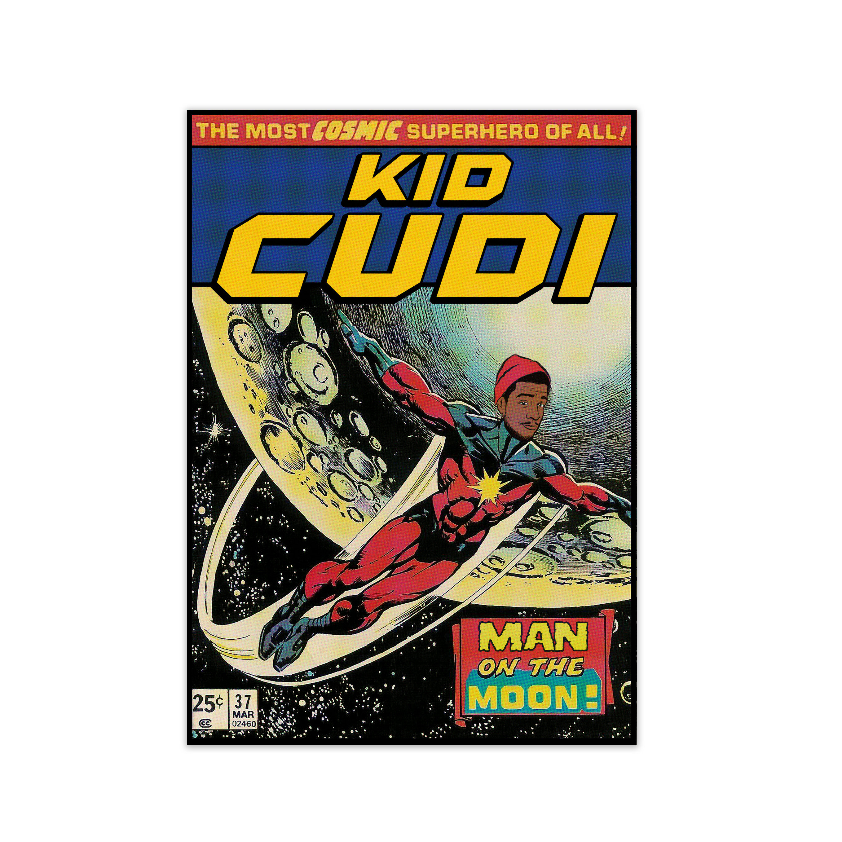 George Oliver Kid Cudi by David Redon - Picture Frame Advertisement Print on Paper | Wayfair.ie