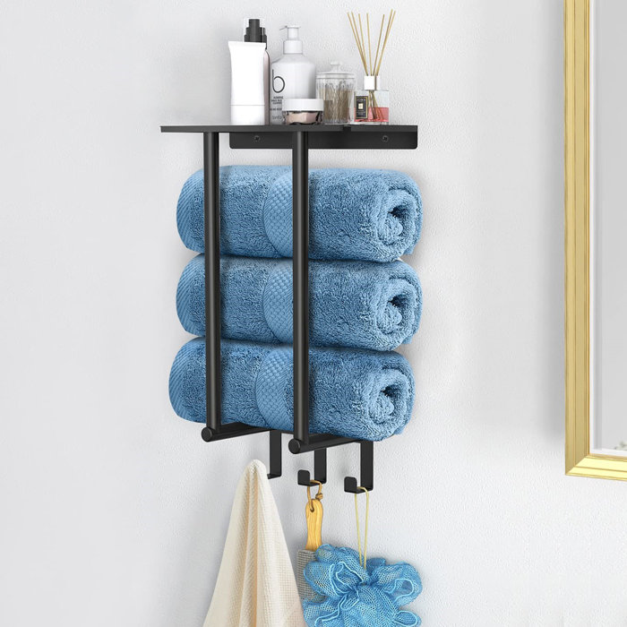 TOPEFIC Wall Towel Rack & Reviews | Wayfair