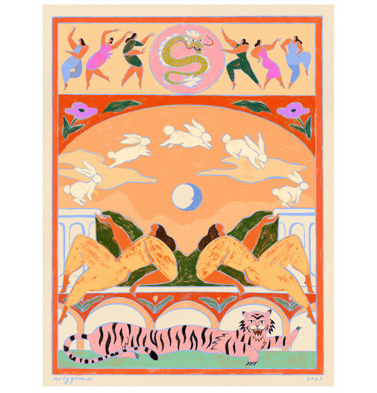 ClassicLiving Rabbit Jumps Over the Moon | Wayfair.co.uk