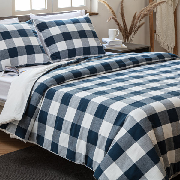 Madeleine Home Cotton Checkered Duvet Cover & Reviews - Wayfair Canada