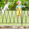 thealyn Decorative Metal Garden Fence 18" x 18" & Reviews | Wayfair