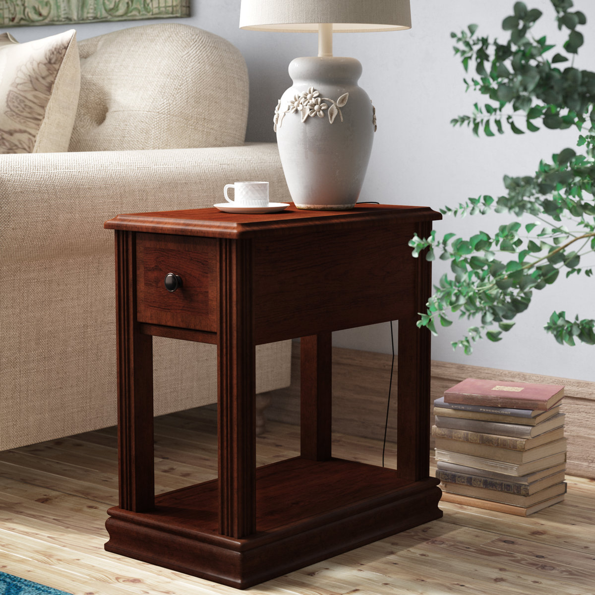 Darby Home Co Hancock End Table with Storage & Reviews | Wayfair