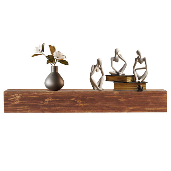 Loon Peak® Tablette de foyer flottante en bois - Wayfair Canada