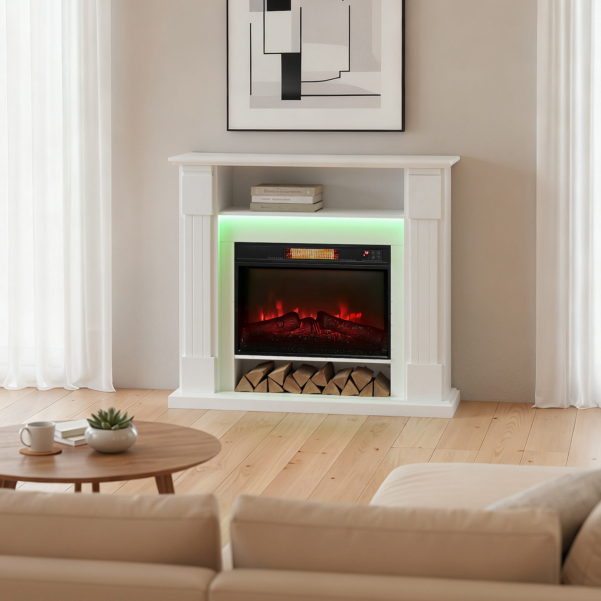 Ivy Bronx Electric Fireplace | Wayfair.co.uk