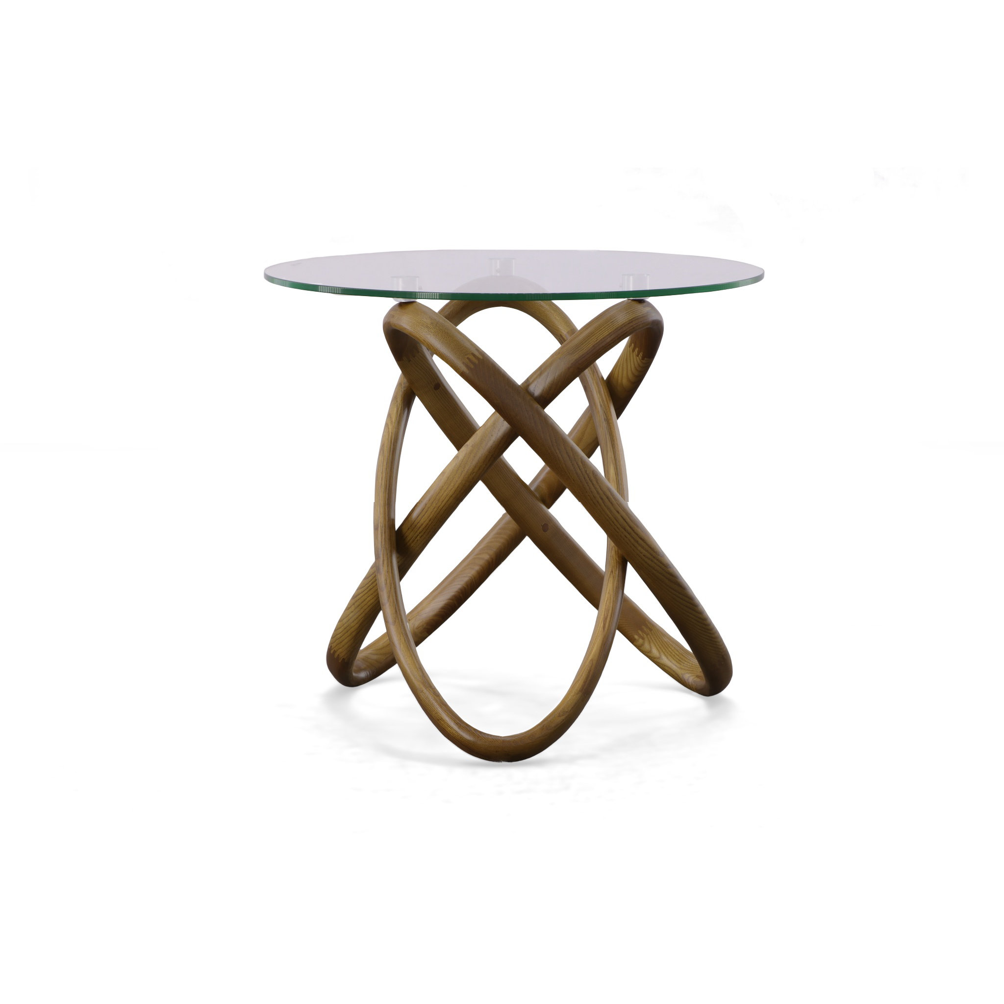 VIG Furniture Mason Glass Abstract End Table | Wayfair