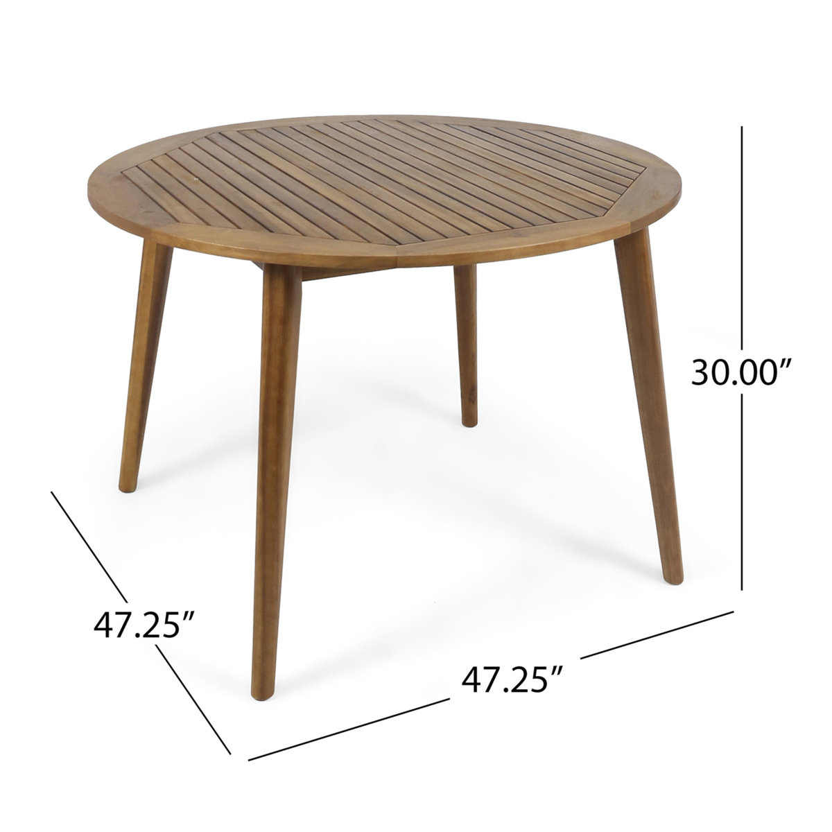 George Oliver Gardner Solid Wood Dining Table & Reviews | Wayfair