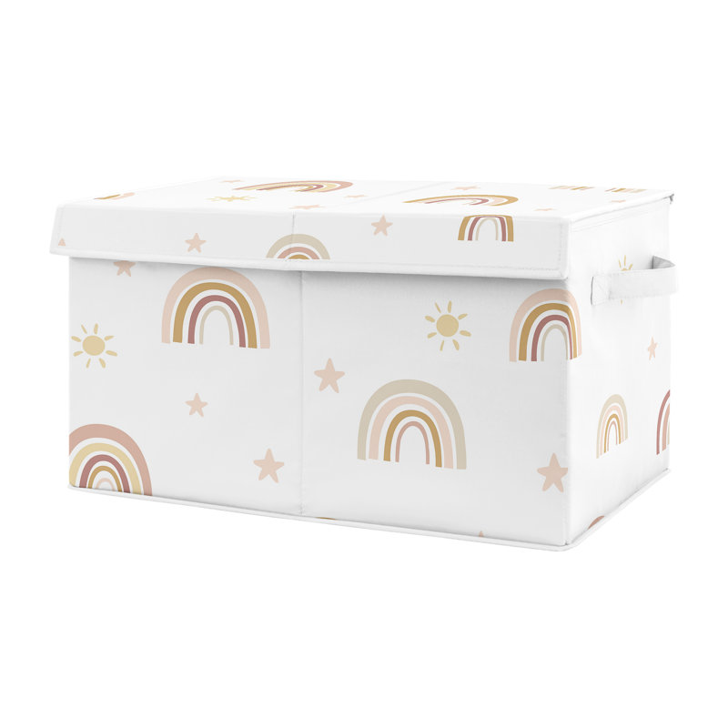 Sweet Jojo Designs Boho Rainbow Storage Fabric Toy Box | Wayfair