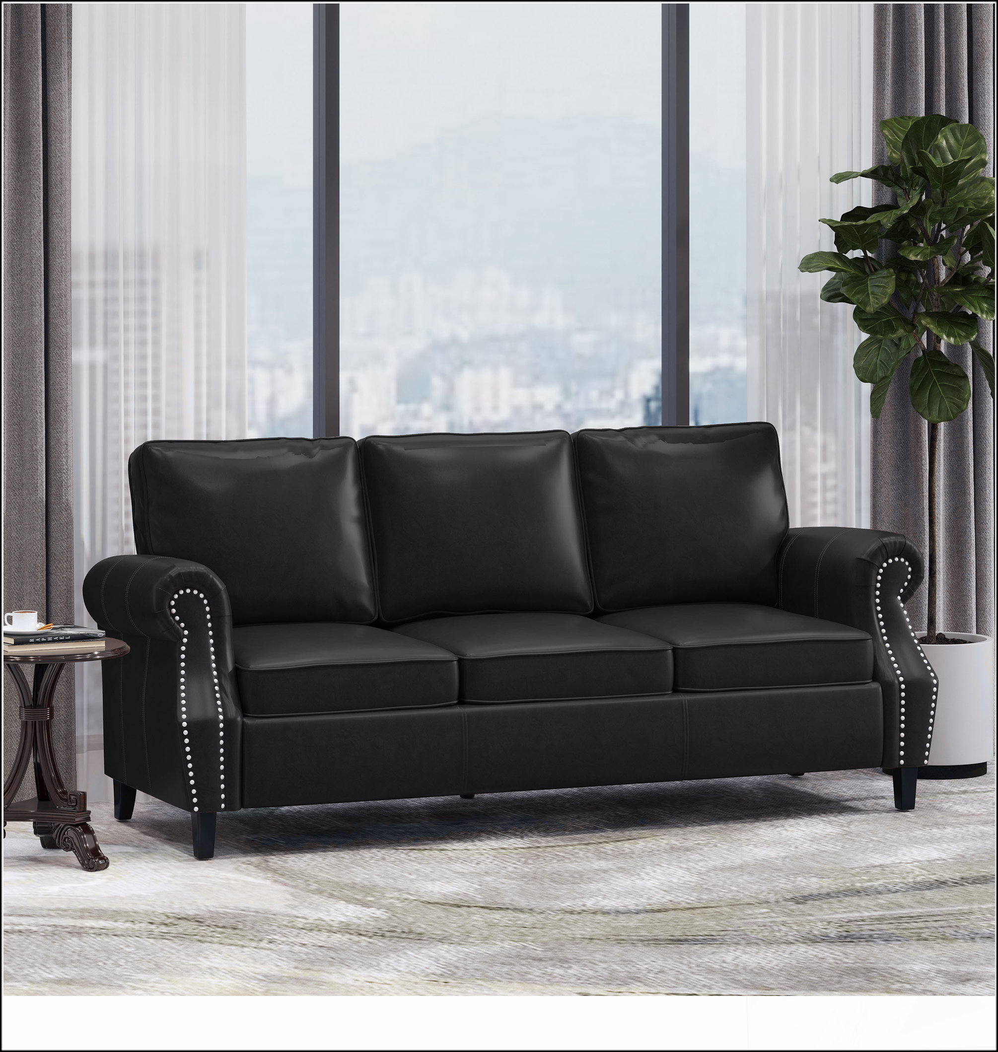 Lark Manor 3 SEATER SOFA With rolled recessed arms, and stunning ...