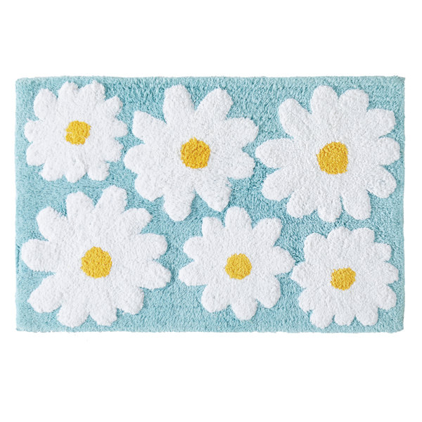 Jessica Simpson Fun Daisies Cotton Bath Rug & Reviews | Wayfair