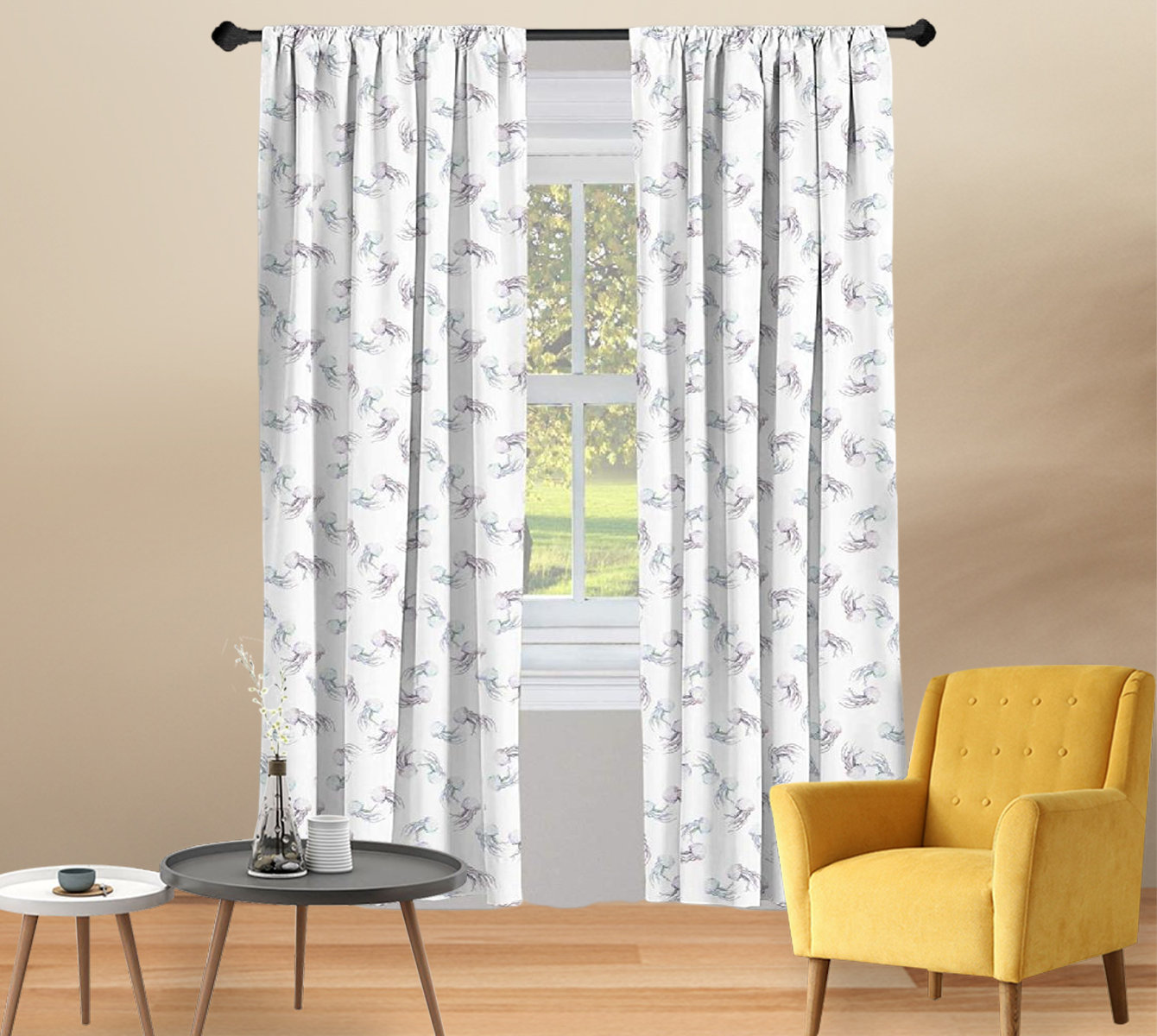 East Urban Home Microfiber Curtain | Wayfair