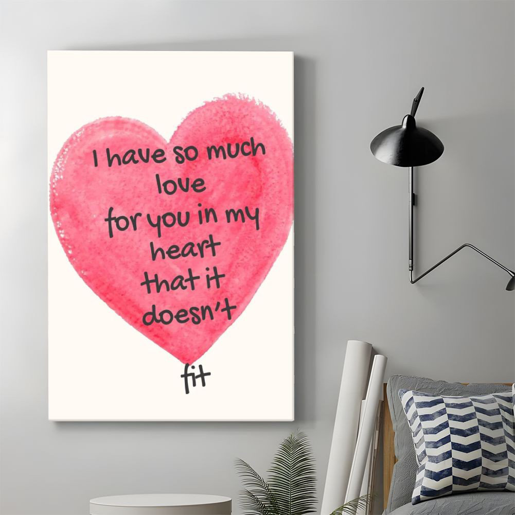 Latitude Run® 1pc Valentine's Day Framed Canvas Wall Art Prints Poster ...