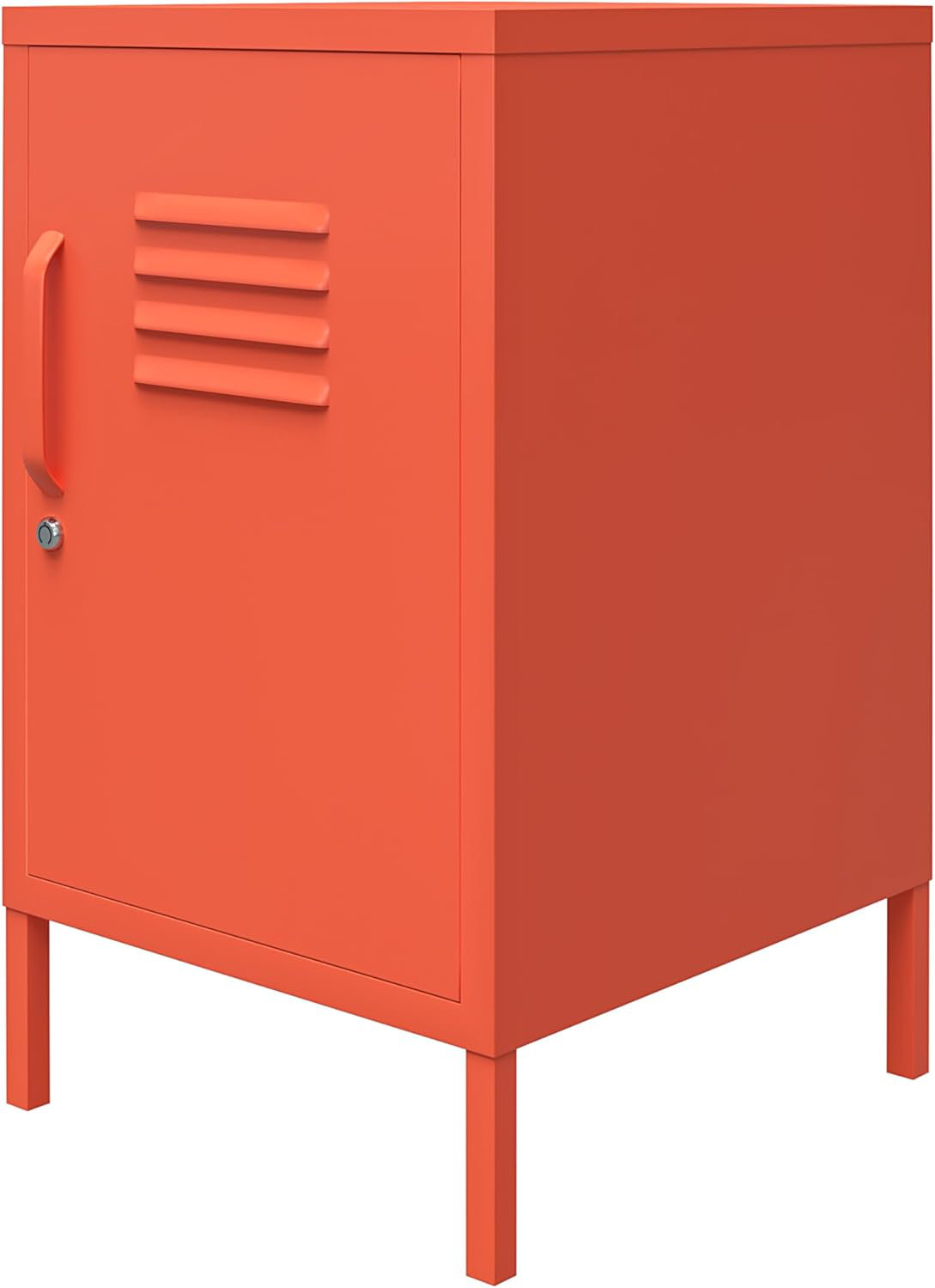 17 Stories Novogratz Cache Metal Locker End Table With Lockable Storage ...