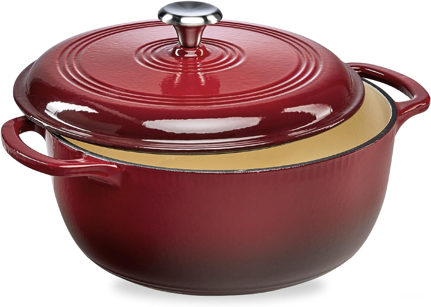 GLOBAL GIRLS LLC 6 Quarts Enameled Cast Iron Round Dutch Oven - Wayfair ...