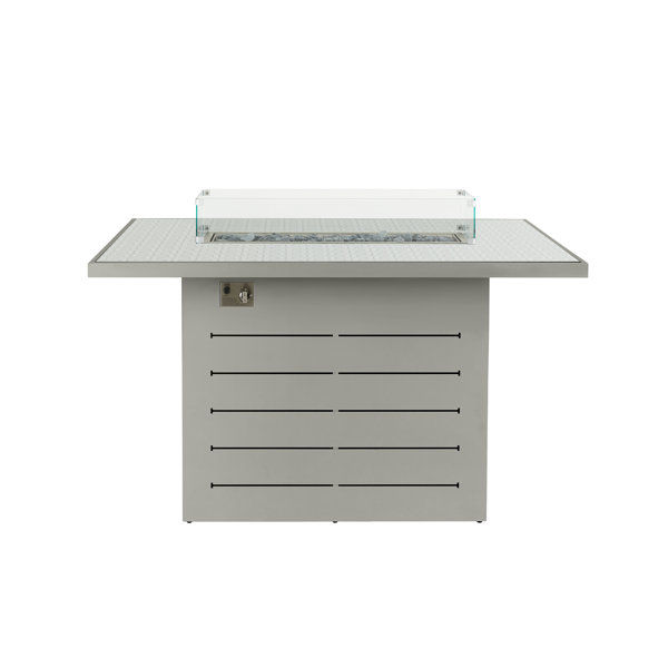 Kettle Rectangular 6 - Person 170cm Long Aluminum Dining Set | Wayfair ...