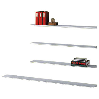Peter Pepper Envision® Aluminum Floating Wall Shelf & Reviews | Wayfair