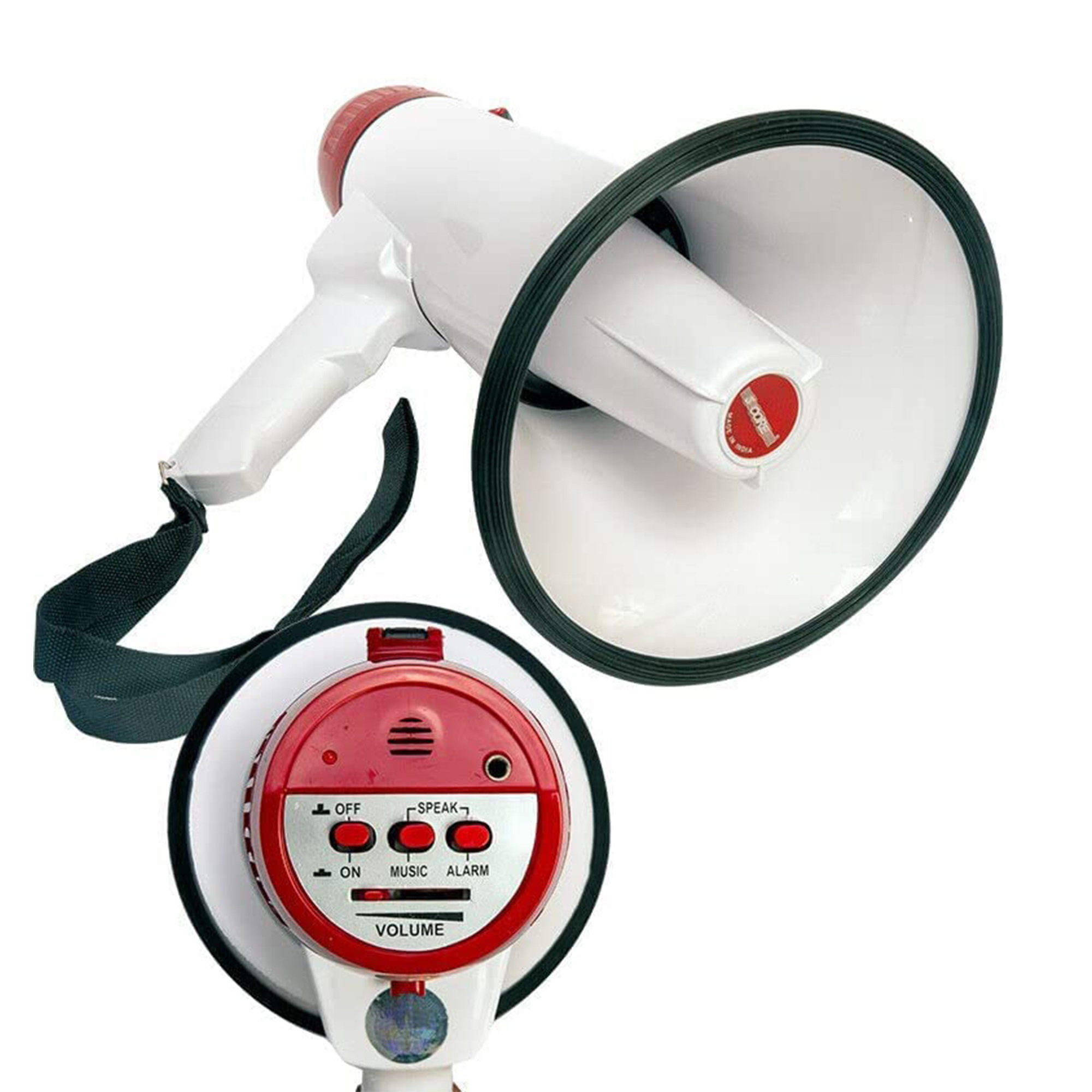 5 Core Megaphone Bullhorn Speaker 40W Bull Horn Battery Power Cheer ...