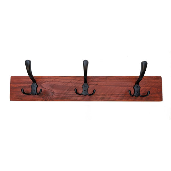 Alpen Home Garnica Solid Wood Wall 8 - Hook Wall Mounted Coat Rack ...