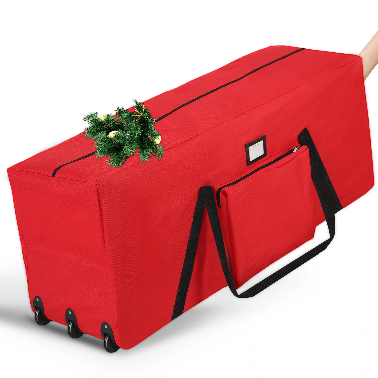 The Holiday Aisle® Heavy Duty Waterproof Oxford Christmas Tree Storage Bag,Fits Up 9.5 Ft Tall ...