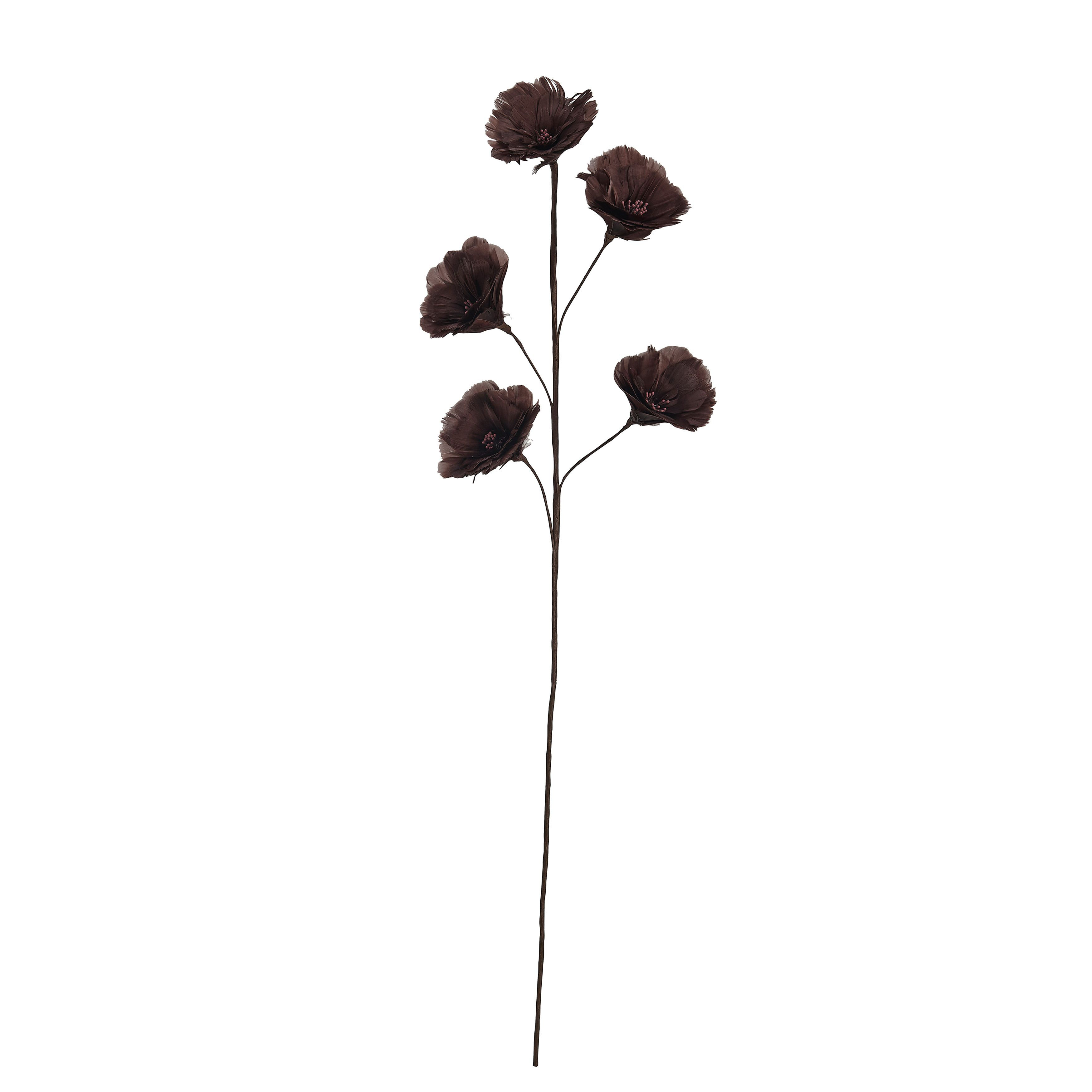 Primrue Feather Flower Stem With Metal And Flower Stem - Wayfair Canada