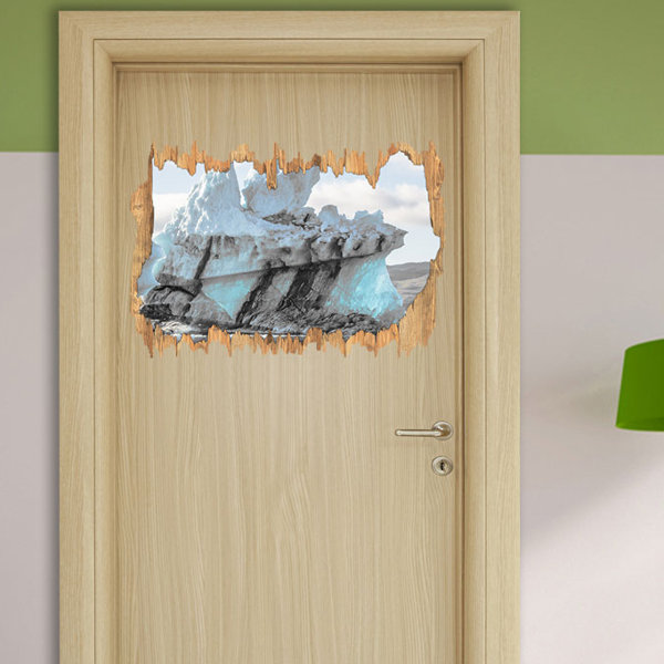 East Urban Home Wandtattoo Gigantischer Eisberg | Wayfair.de