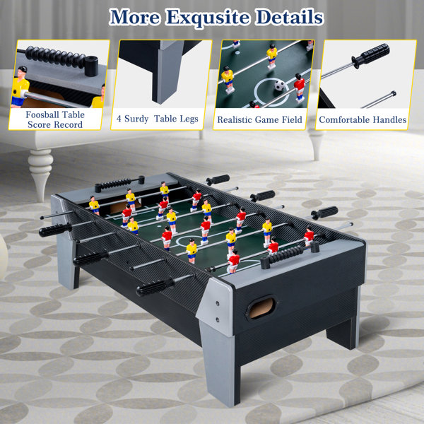 RayChee 33'' 4-in-1 Mini Multi Game Table, Combination Game Table ...