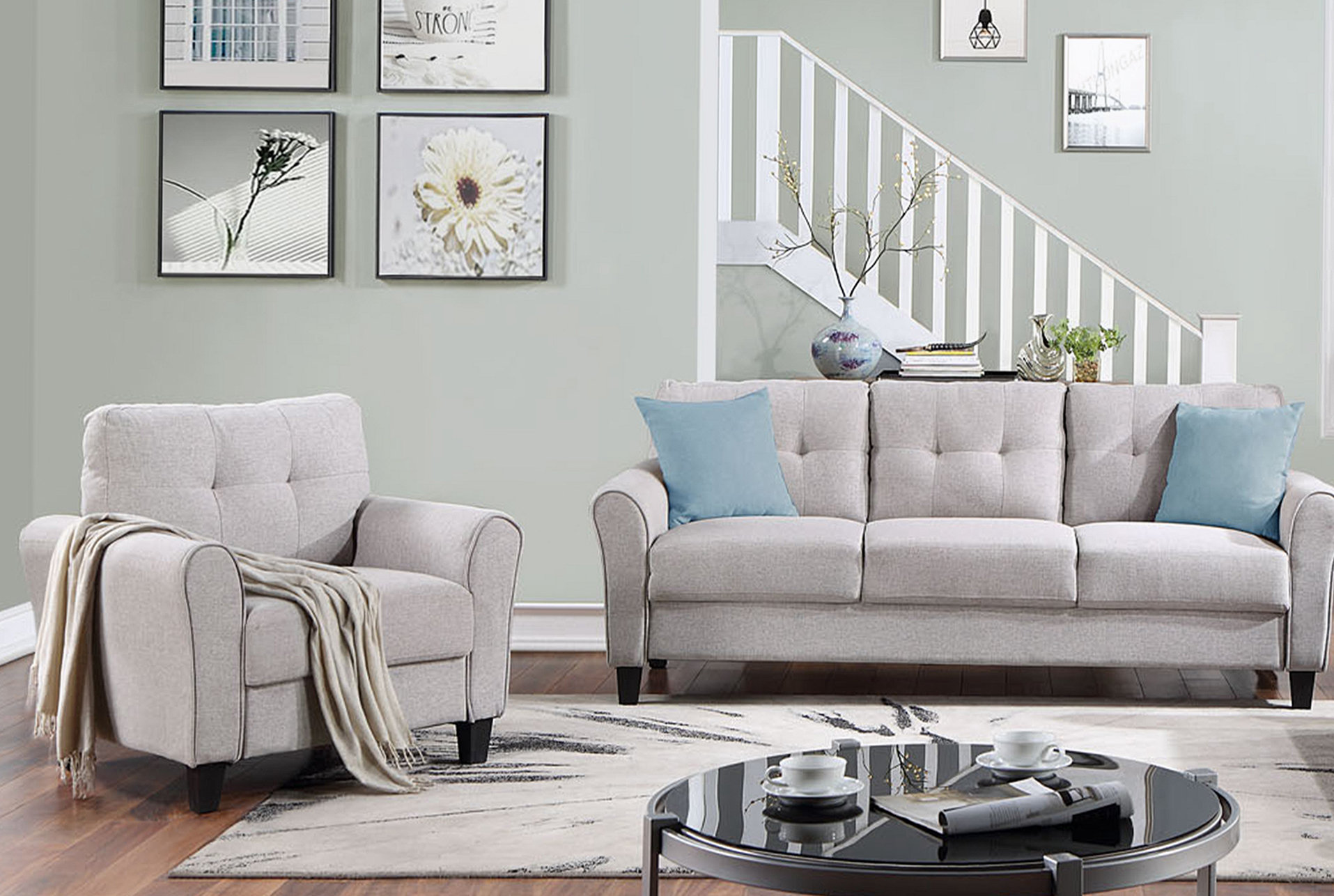 Winston Porter Raygan 2 - Piece Living Room Set | Wayfair