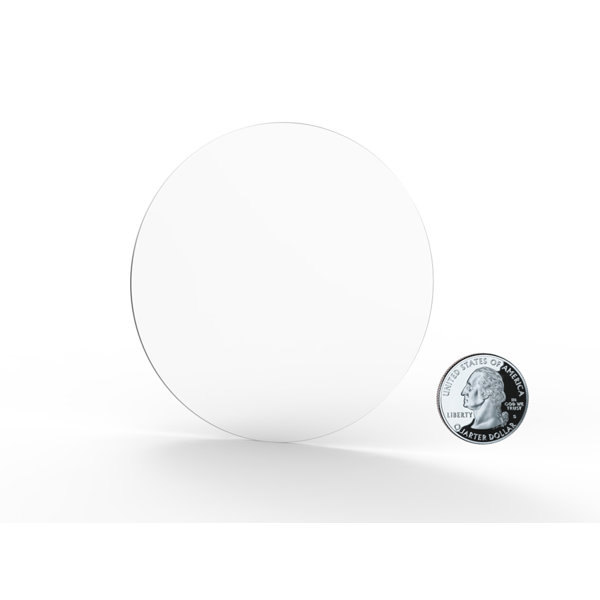 Prep & Savour 4" Clear Acrylic Plexiglass Lucite Circle Round Disc, 3/ ...