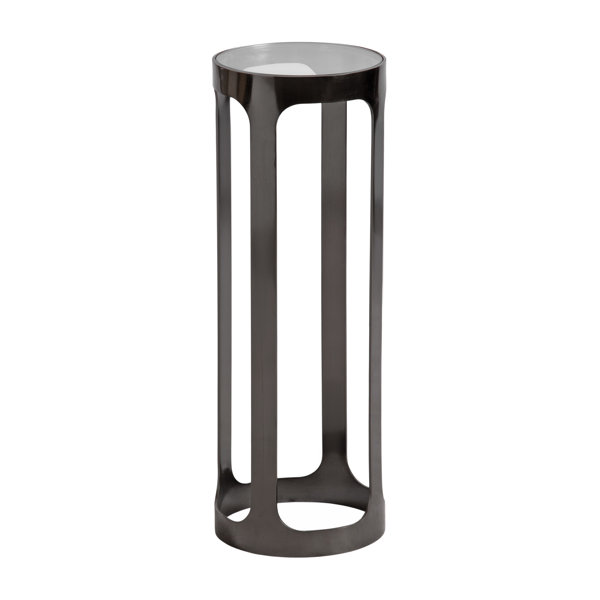 Latitude Run® Round Metal Drink Table | Wayfair