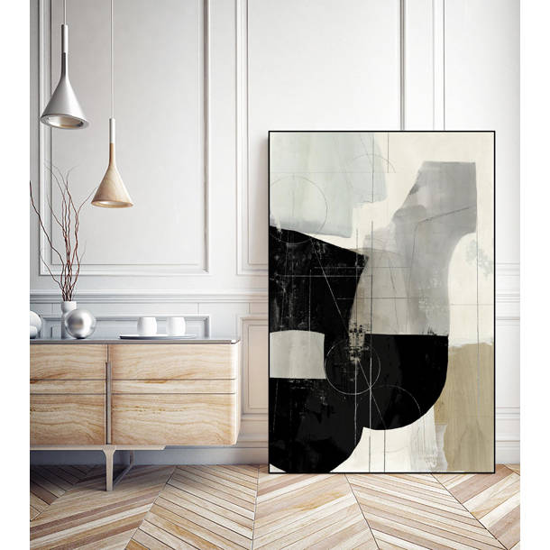 Orren Ellis " Jet Black I " by Tom Reeves Painting Print on Canvas ...